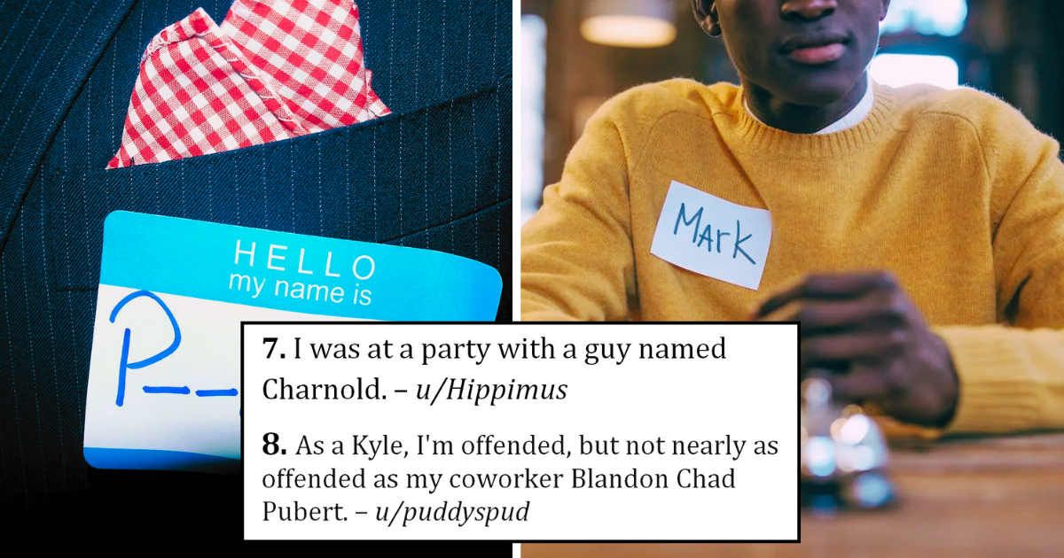 People Are Revealing The most Unattractive Male Names The Top 10