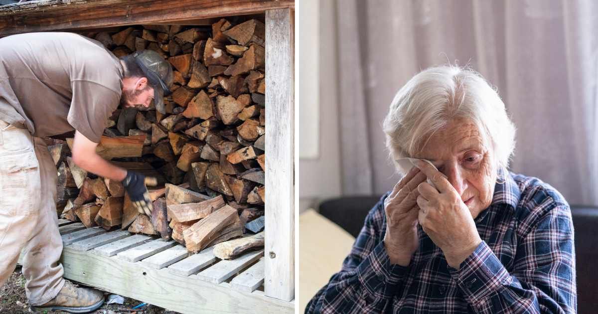 Grieving 85-year-old widow asked for firewood. The company boss showed ...